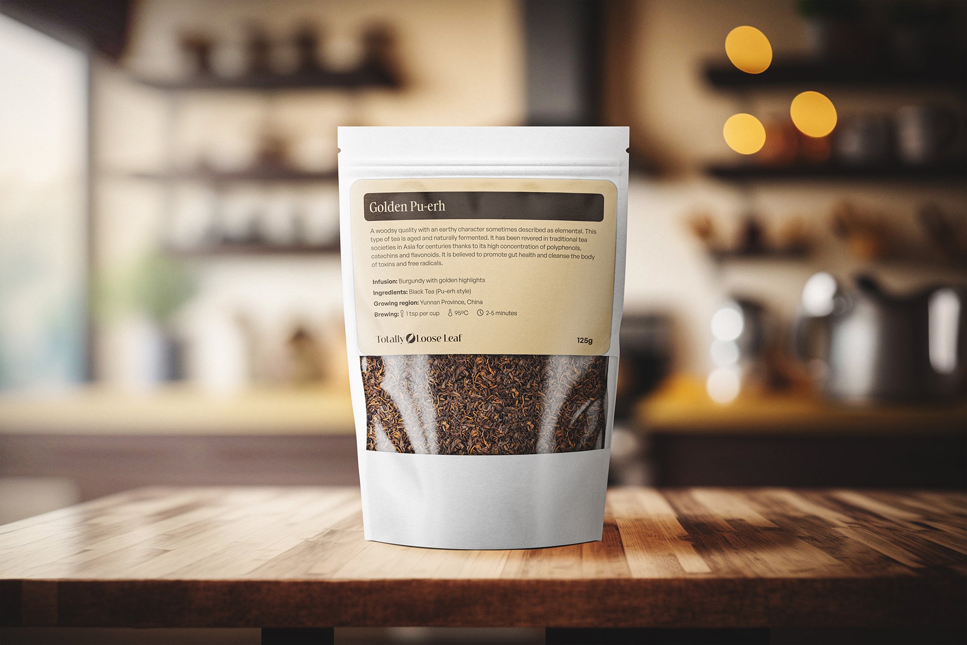 Golden Pu-erh - Smooth Aged Yunnan Fermented Tea – Totally Loose Leaf